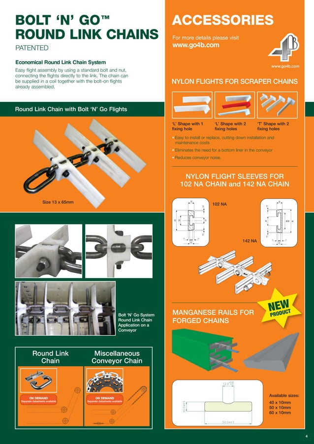 4B Drop Forged Conveyor Chain | PDF