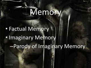 Memory and Self-hood in Gulliver's Travels | PPT