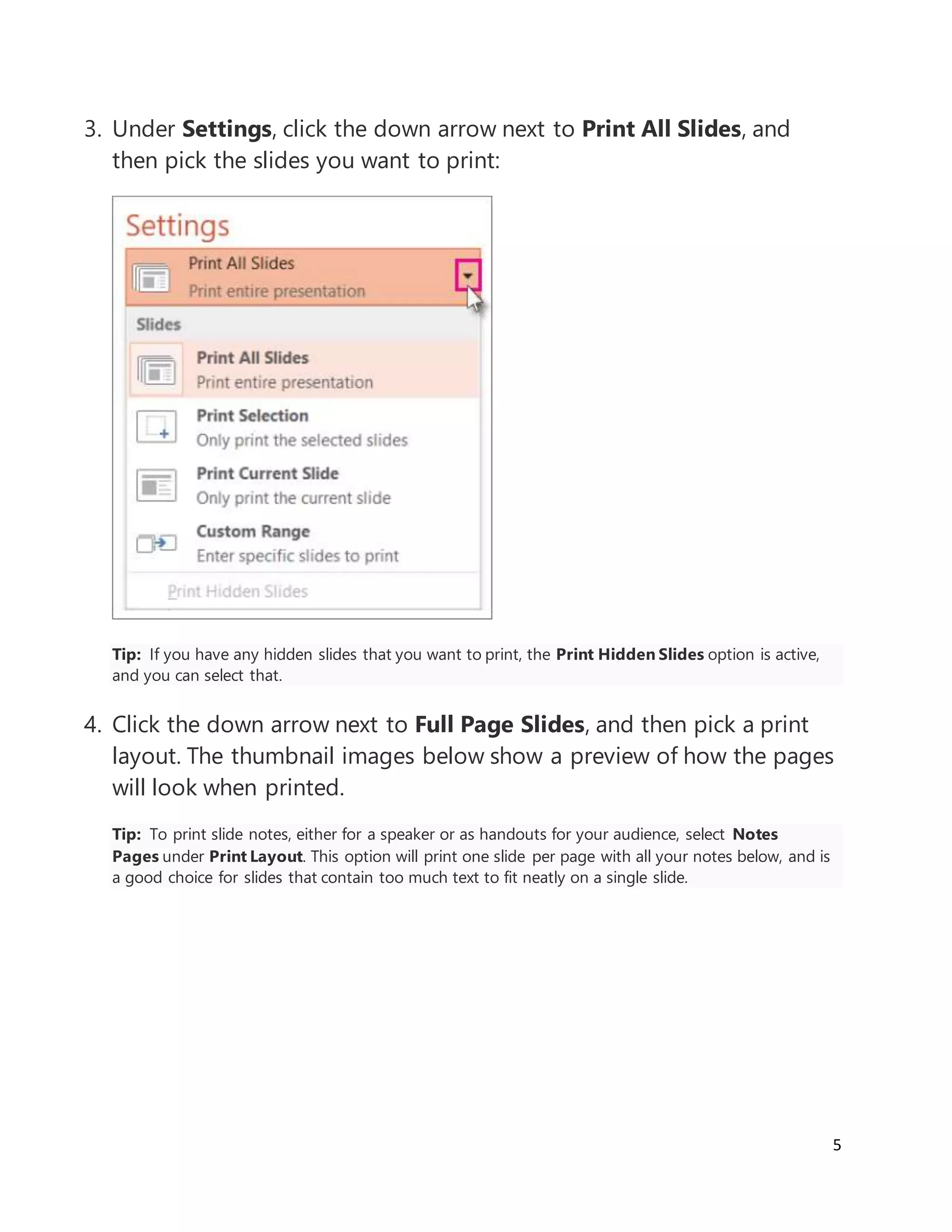 4b how to print handouts in powerpoint 2013 | DOCX
