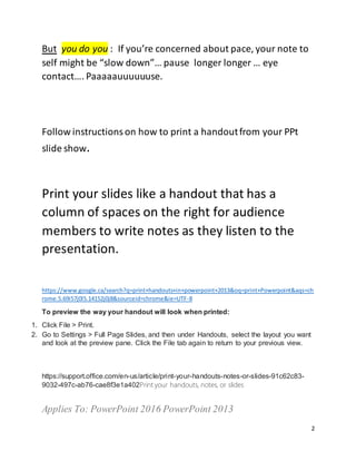4b how to print handouts in powerpoint 2013 | DOCX