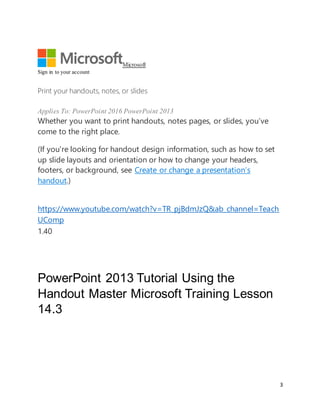 4b how to print handouts in powerpoint 2013 | DOCX