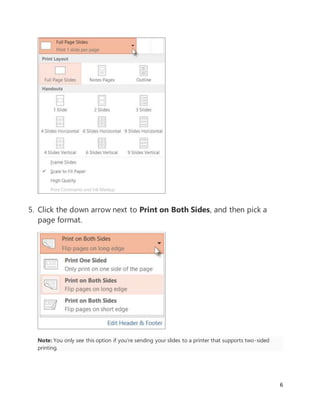 4b how to print handouts in powerpoint 2013 | DOCX