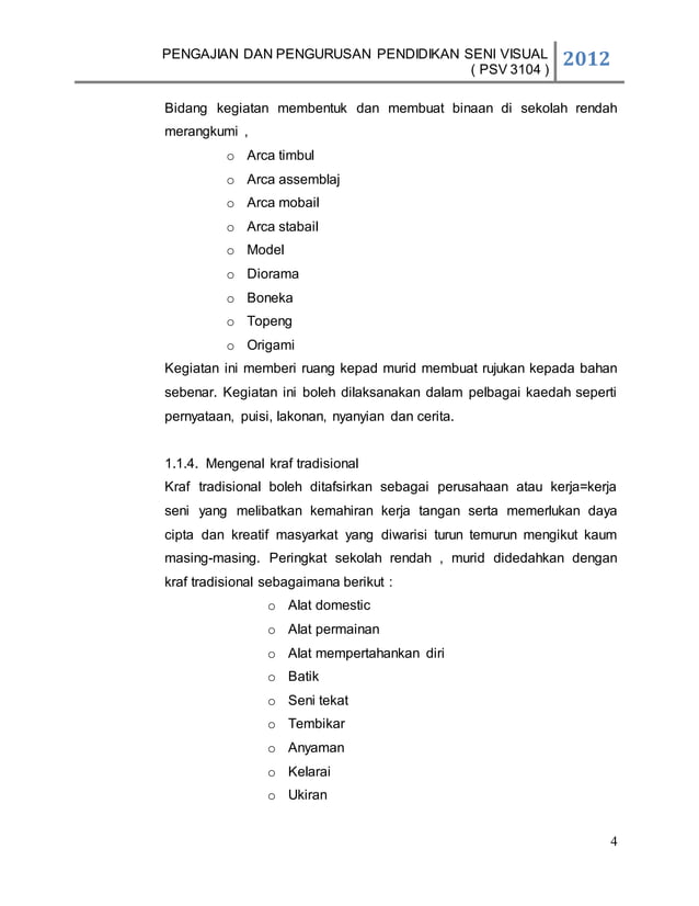 4 bidang psv | DOCX