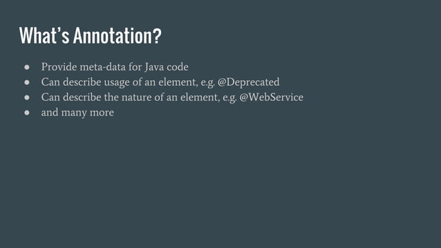 Java Annotation Processing: A Beginner Walkthrough | PDF