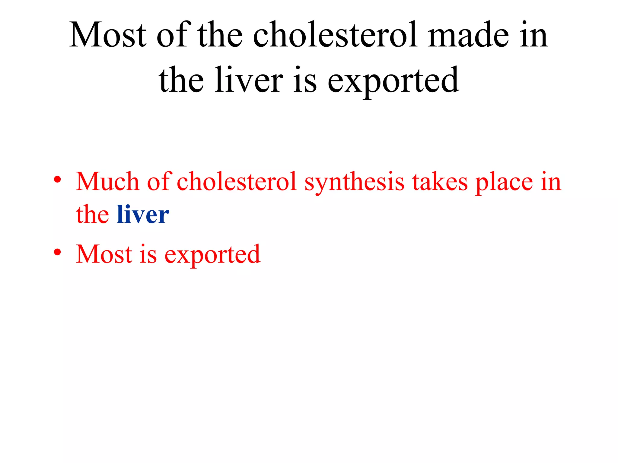 Biosynthesis of cholesterol --Sir Khalid (Biochem) | PPT