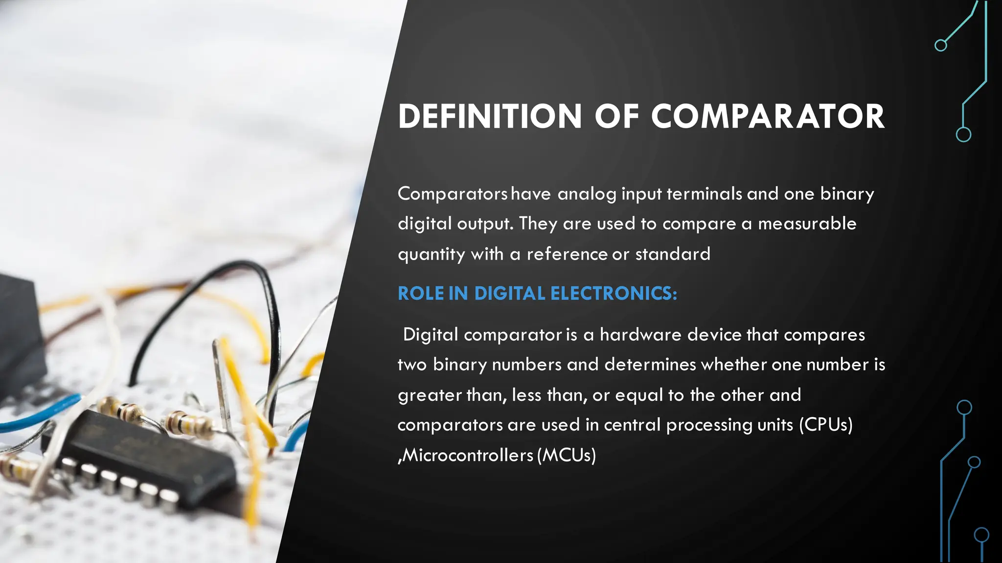 4 bit magnjtude comparators ppt COA project | PDF