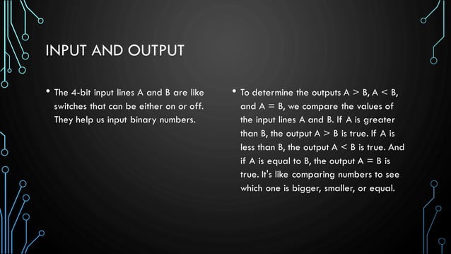4 bit magnjtude comparators ppt COA project | PDF | Computer Peripherals | Computing