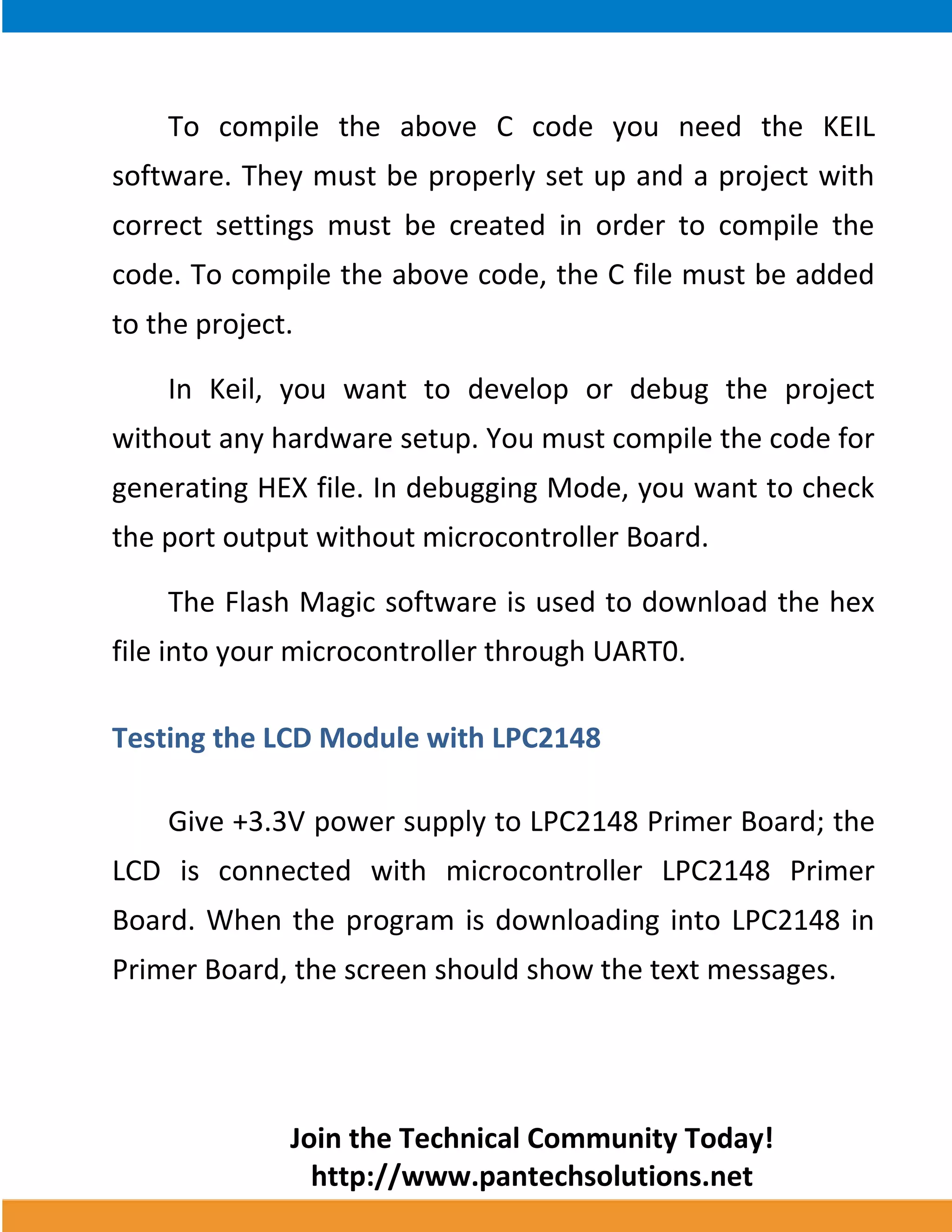 4 bit lcd_interfacing_with_arm7_primer | PDF