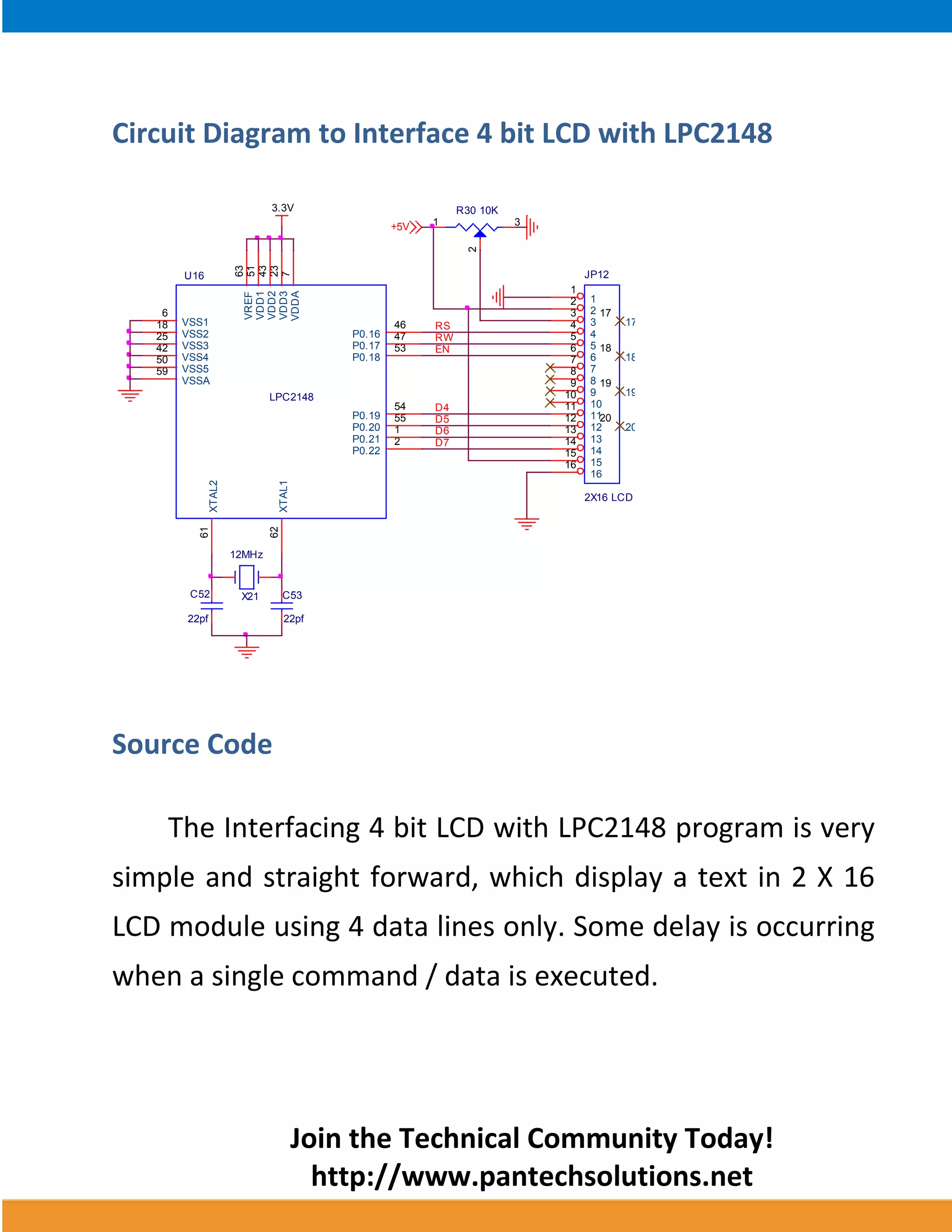 4 bit lcd_interfacing_with_arm7_primer | PDF