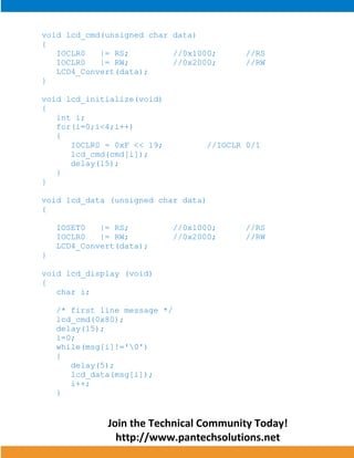 4 bit lcd_interfacing_with_arm7_primer | PDF