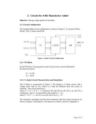 4 bit manchester_adder | PDF