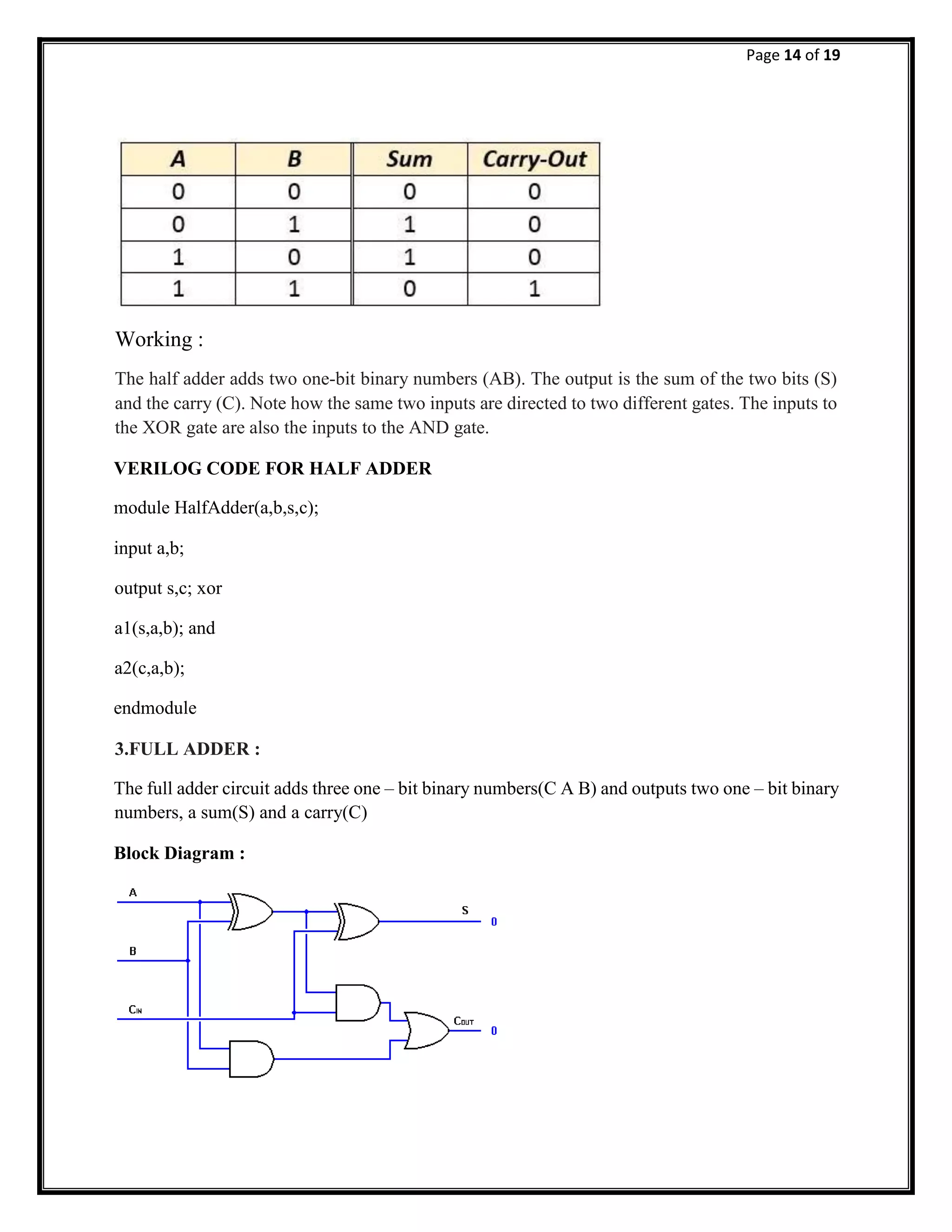 Mini Project on 4 BIT SERIAL MULTIPLIER | PDF