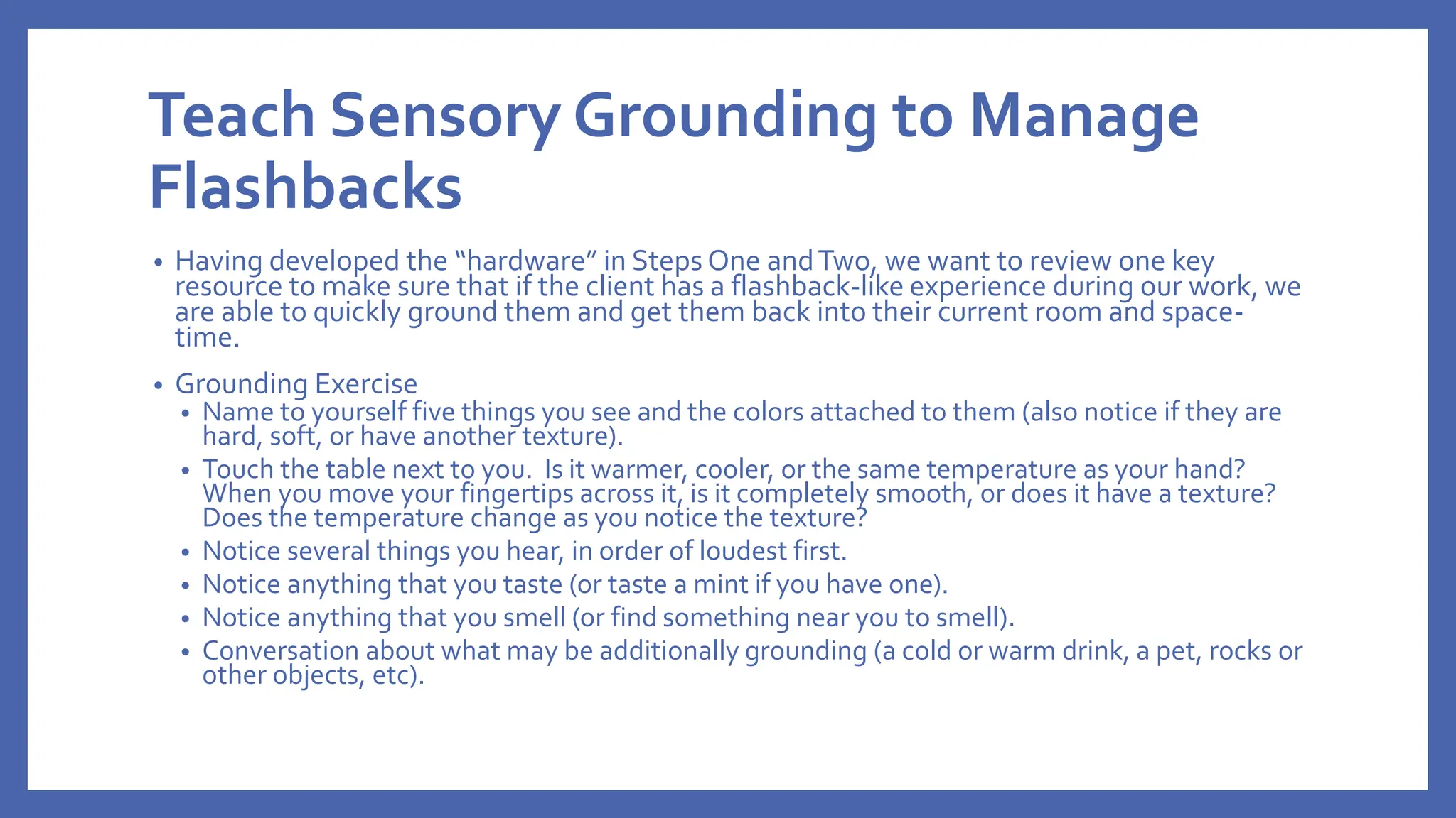 The four bling viersion of flash healing complex trauma in the 21st ...