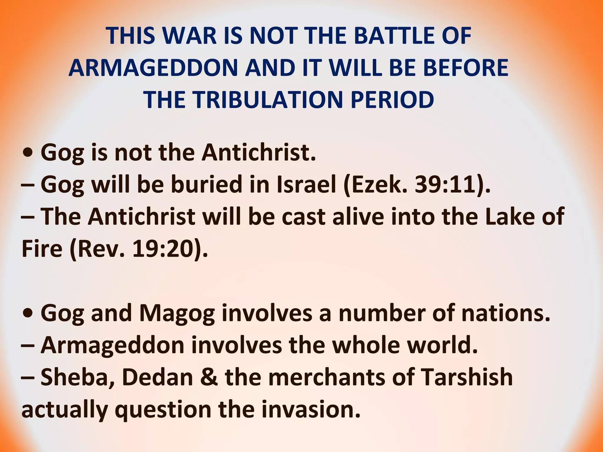 Gog & Magog War Coincide With The Coming 4 Blood Moon | PPT