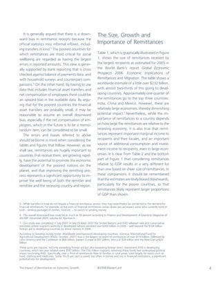 The Impact of Remittances | PDF