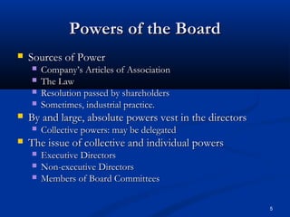 Board of directors | PPT