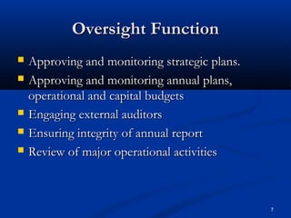 Board of directors | PPT
