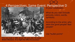 Boston Massacre American Revolution Slides | PPTX