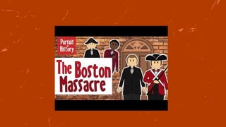 Boston Massacre American Revolution Slides | PPTX