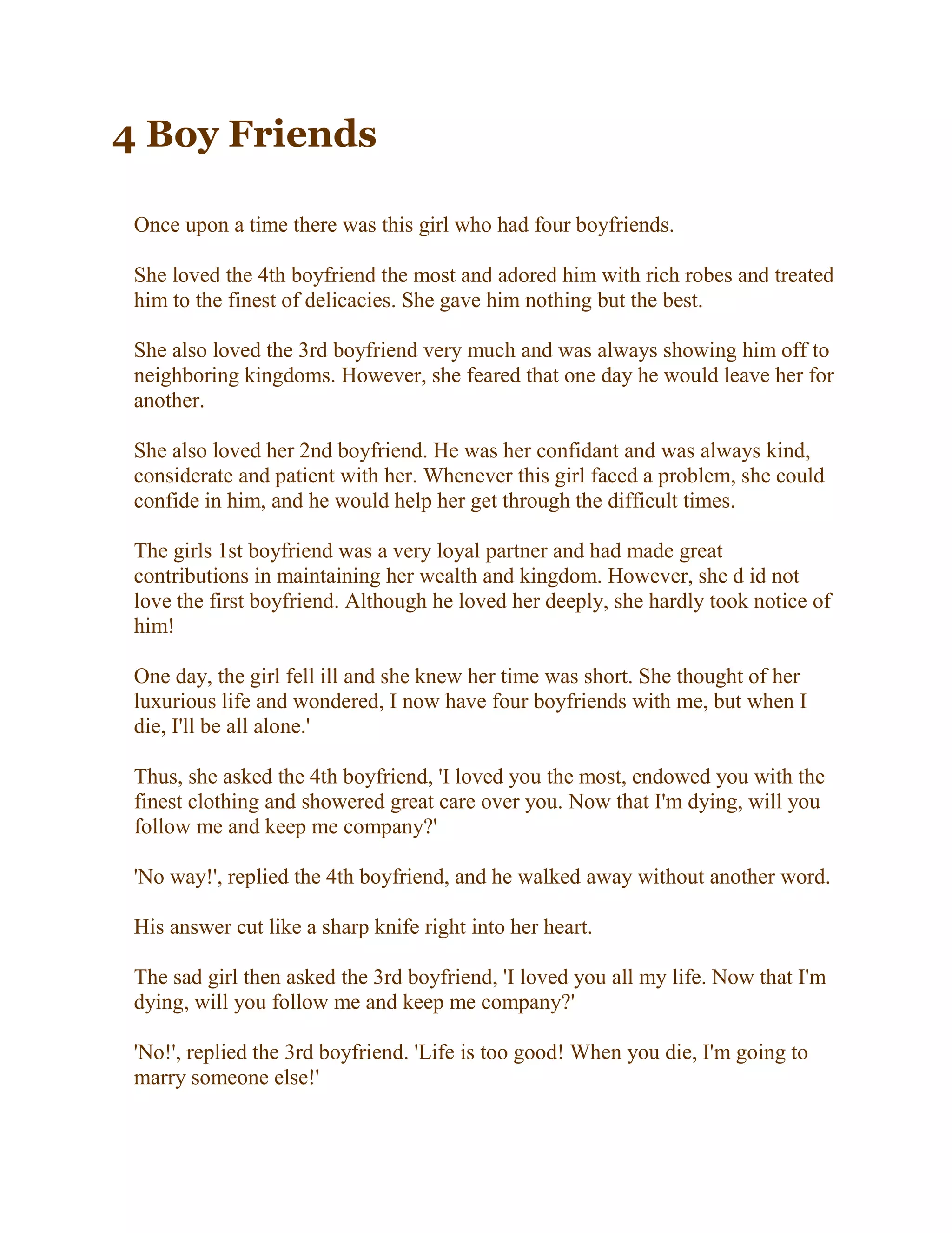 4 boy friends | DOCX