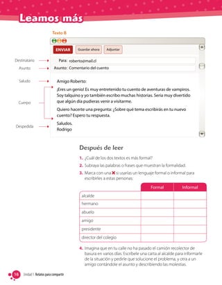 4° básico lenguaje estudiante santillana | PDF