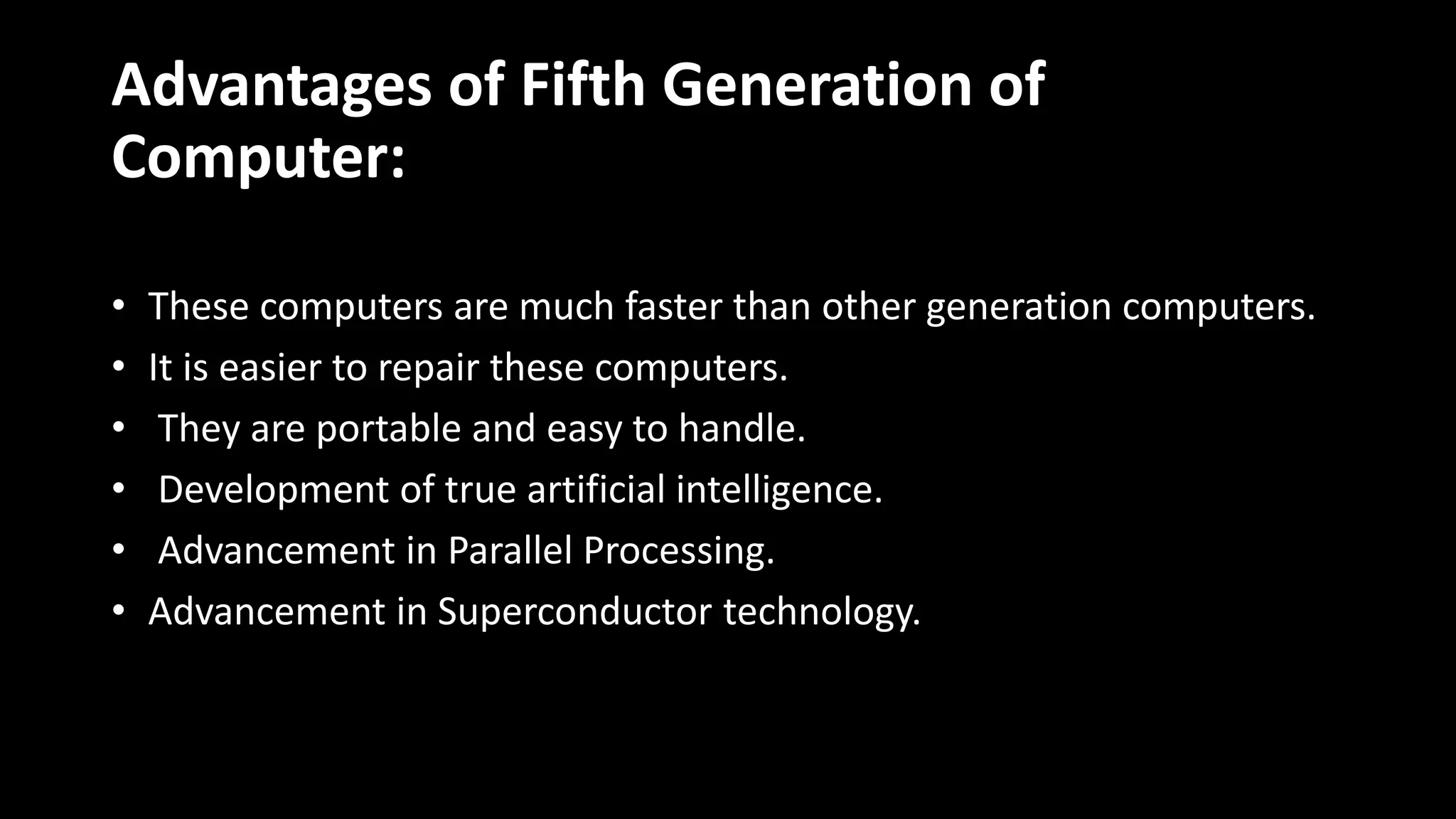 Fifth generation computers | PPT