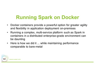 Lessons Learned From Running Spark On Docker | PDF | Cloud Computing | Internet