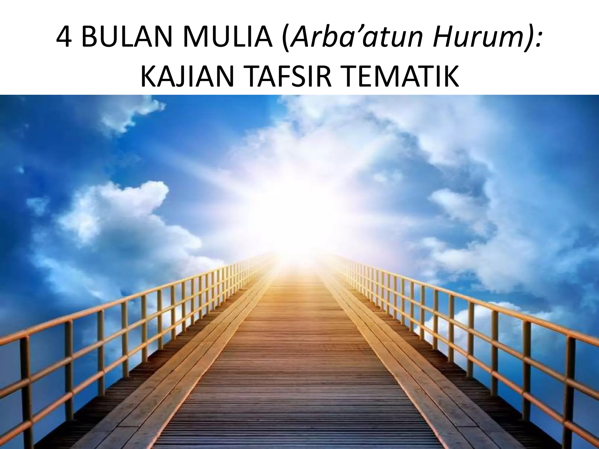 4 Bbulan Hharam - Ppengajian Baitul Muttaqin bsd - Dr. H. Hasani Ahmad ...