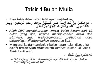 4 Bbulan Hharam - Ppengajian Baitul Muttaqin bsd - Dr. H. Hasani Ahmad ...