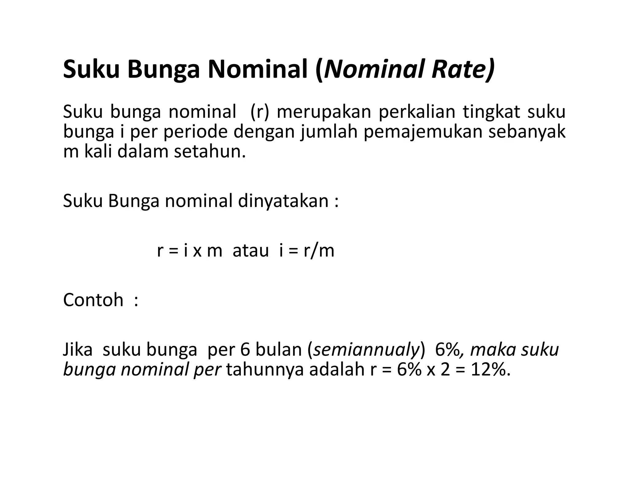 4 bunga nominal dan bunga efektif | PDF