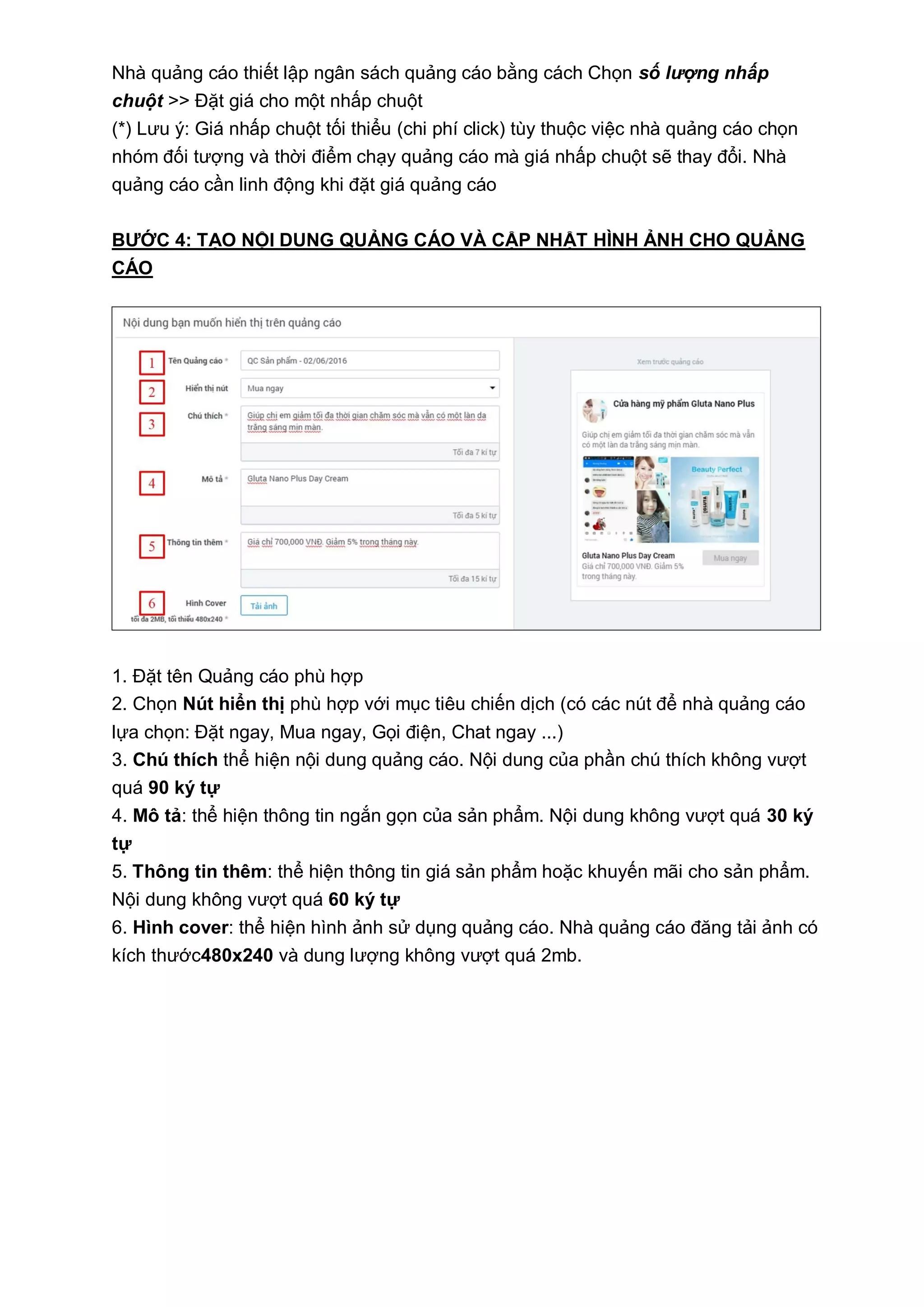 4 bước thiết lập quảng cáo trên Zalo | PDF