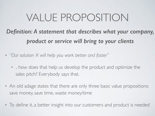 Business for engineers part 4: Value proposition | PDF