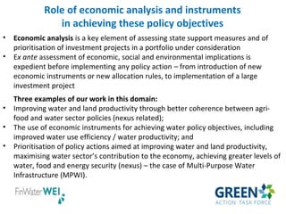 Economic Analysis for WRM | PPT