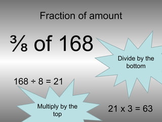 4c. fraction of amount | PPT