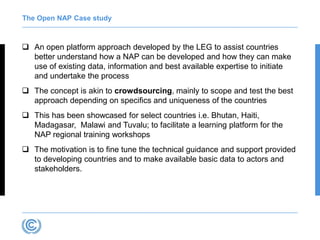 4c.1 Overview of the NAP process and the Open NAP case studies | PDF