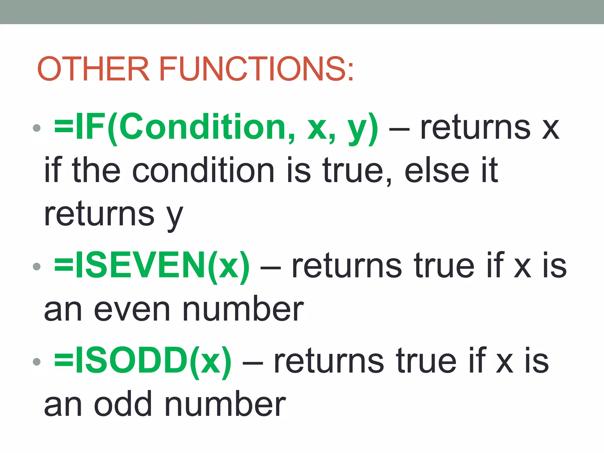 Advanced Spreadsheet Skills - Empowerment Technologies | PPTX