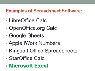 Advanced Spreadsheet Skills - Empowerment Technologies | PPTX
