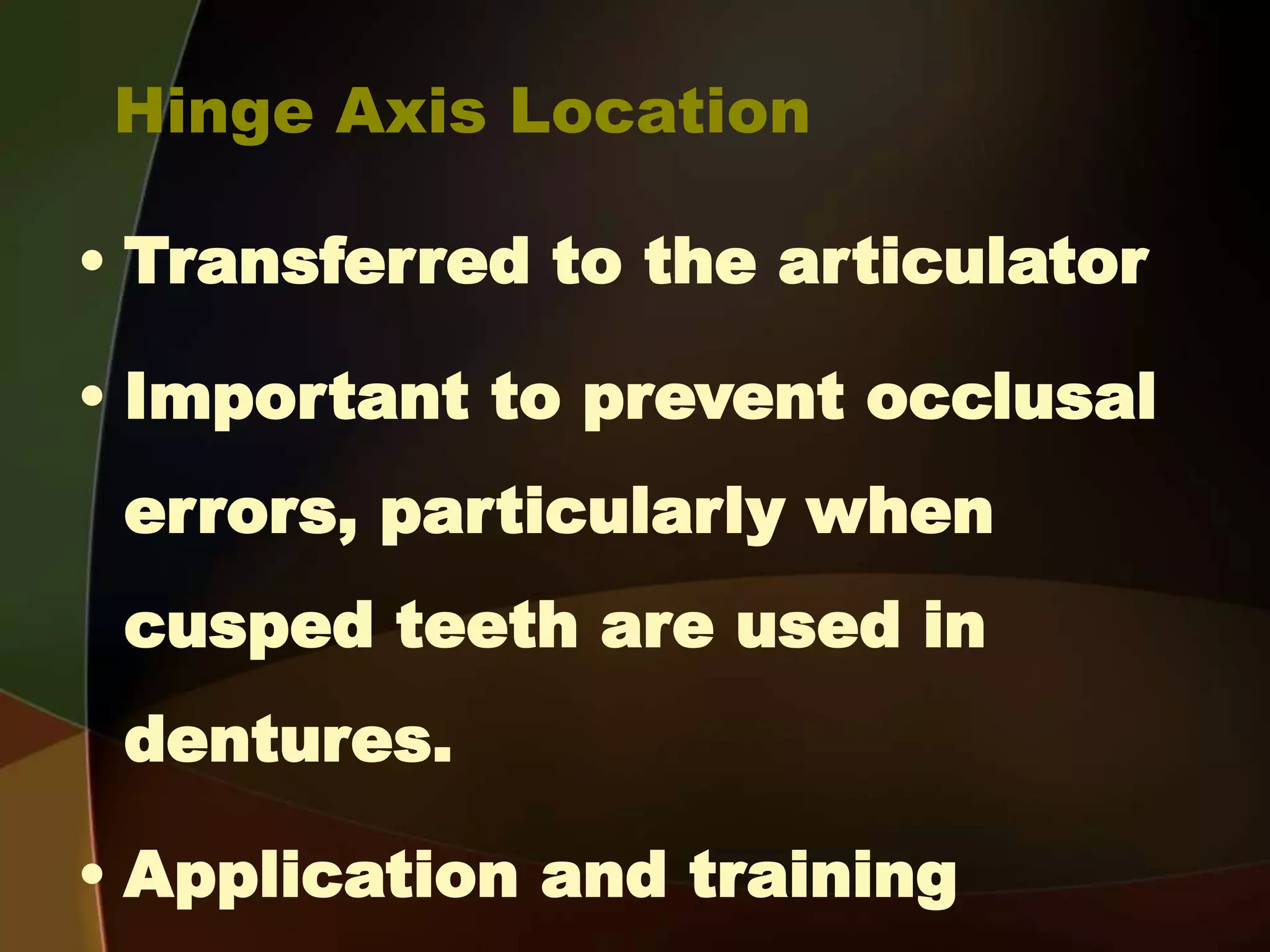 4- c Maxillo-mandibular Relation Records -Face bow record and transfer ...