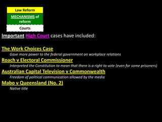 Law Reform - Mechanisms | PPTX