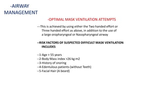 airway management part-3.-Anesthesia | PDF