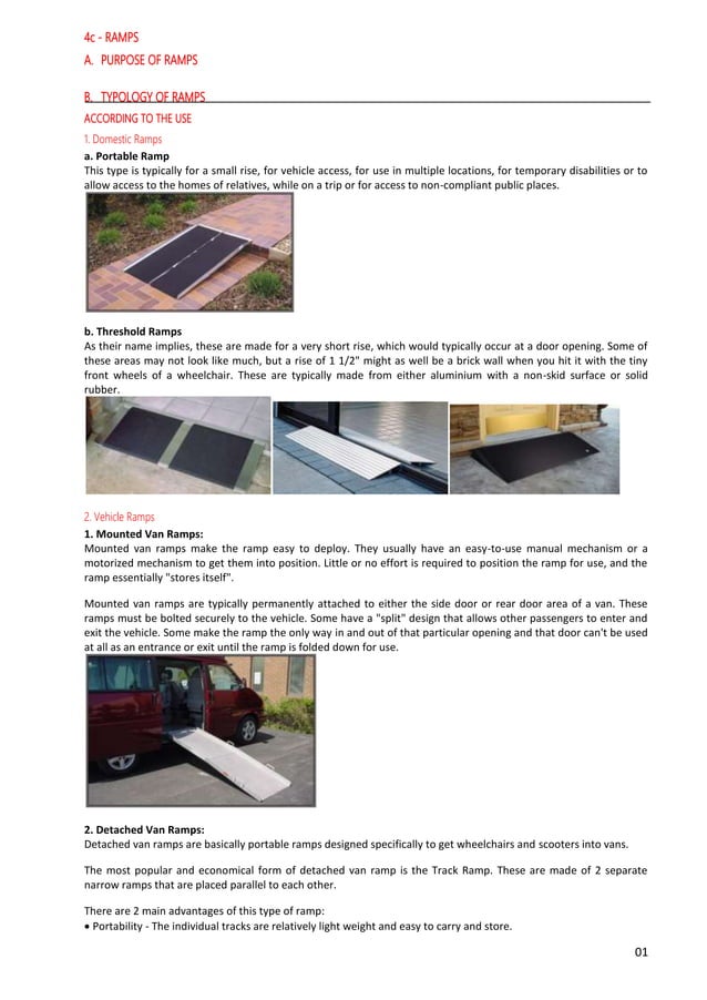 Ramps - Notes | DOCX | Van | Auto Body Styles