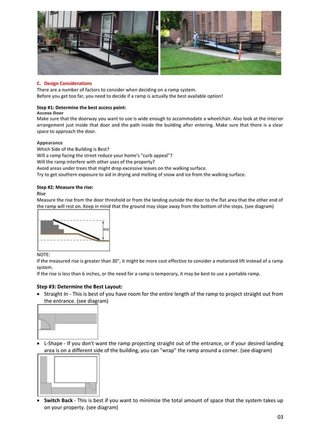 Ramps - Notes | DOCX | Van | Auto Body Styles