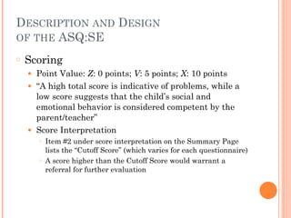 ASQ-SE Teacher Presentation | PDF
