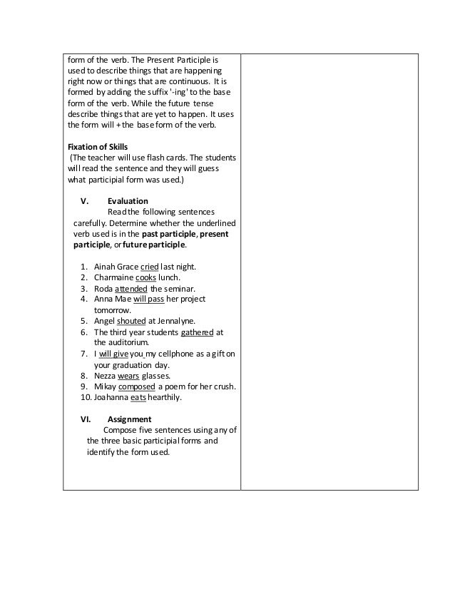 Detailed Lesson Plan In English Grade 9 Michelle