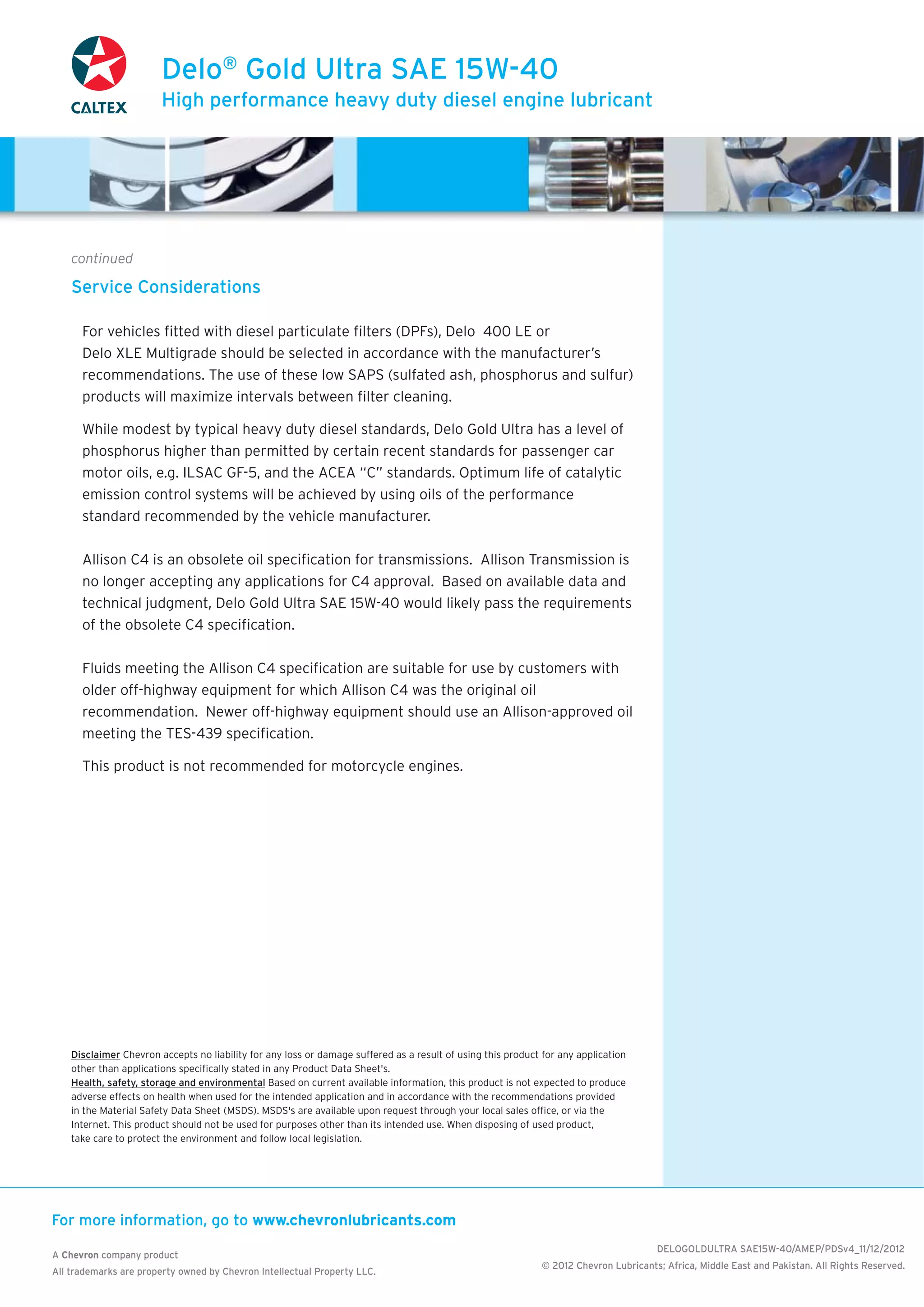 Delo Gold Ultra | PDF