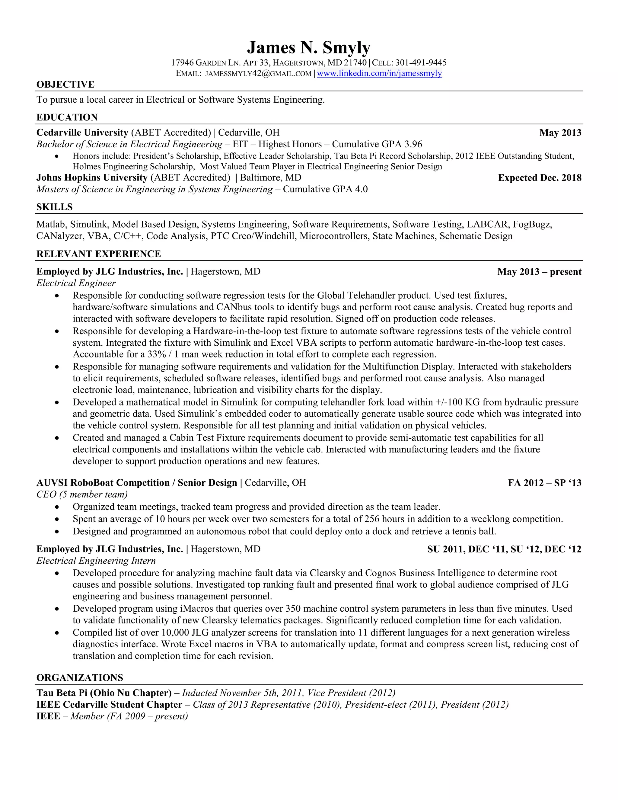 SmylyJames_Resume | PDF