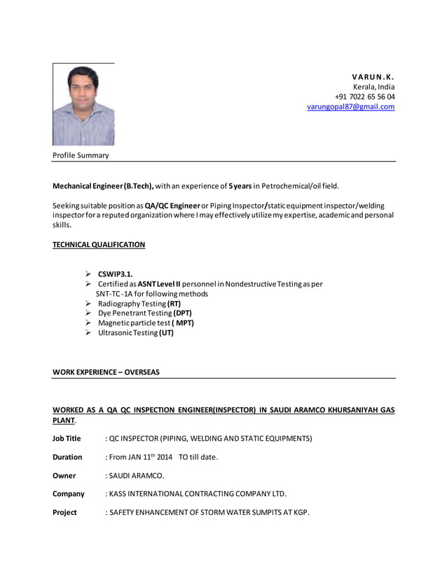 Varun Resume | PDF