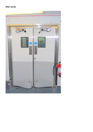 MKUH Cook Chill project - Before & after works | PDF