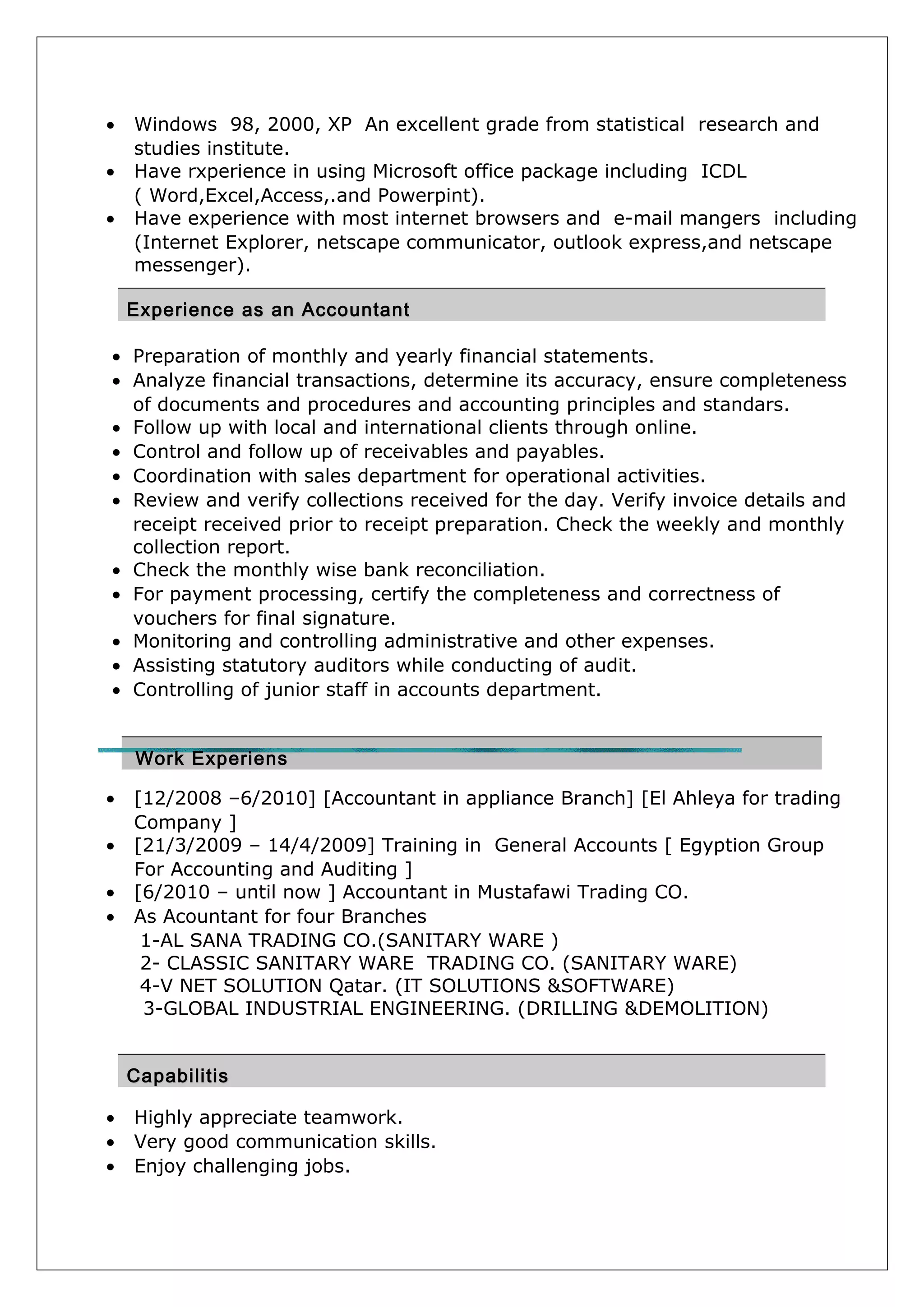 mohamed khalifa CV 2[1]. | DOC