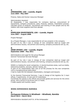 CV_PatriciaSandao_English | PDF